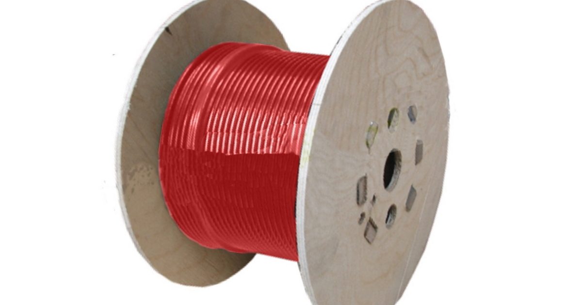 3.0mm 6×7 G1570 Red Coated Galvanised Steel Wire Rope