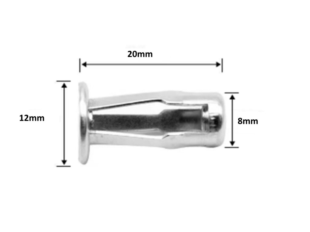 Jack Nut M4 Zinc Plated Steel Large Flange TRADE PACKS