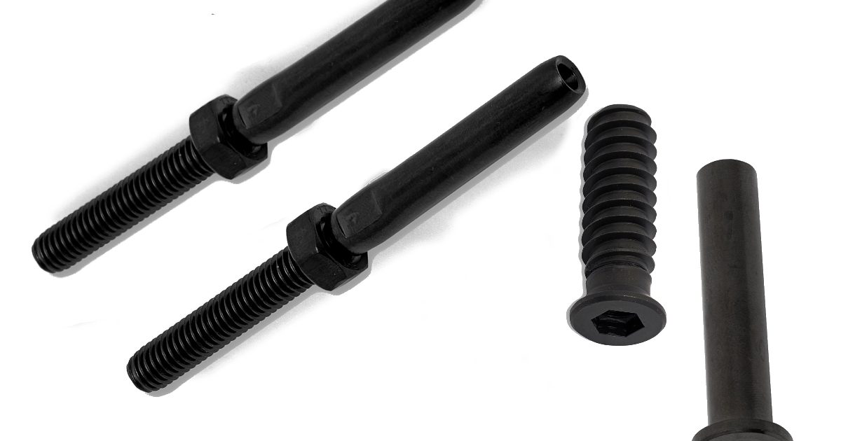 Swage Bolt Timber Insert Hex Adjuster SRTT BlackTech
