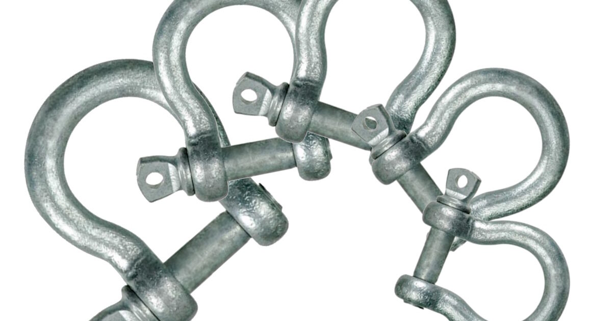 Bow Shackle Galvanised Steel ALL SIZES