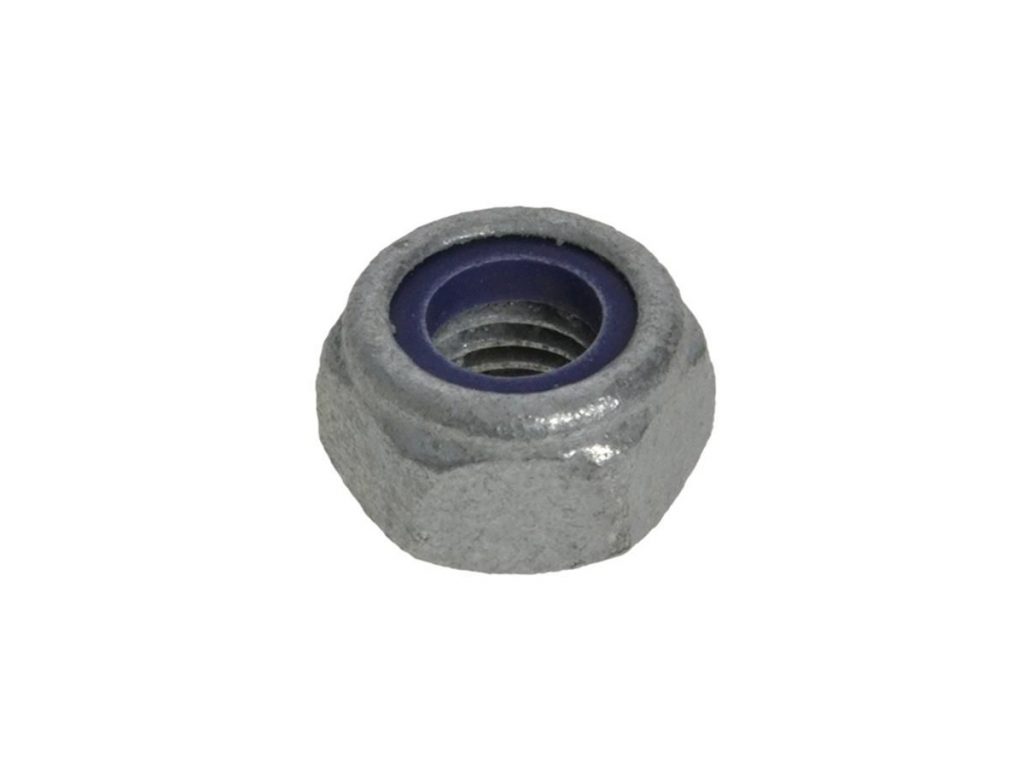 Nyloc Nut High Tensile Galvanised Steel ALL SIZES