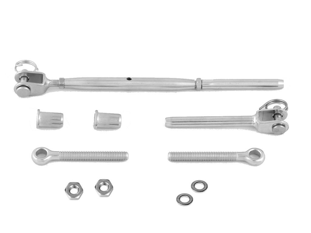 Jaw Swage Rigging Screw Fork Terminal Long Eye Bolt Nutsert SRMM-C