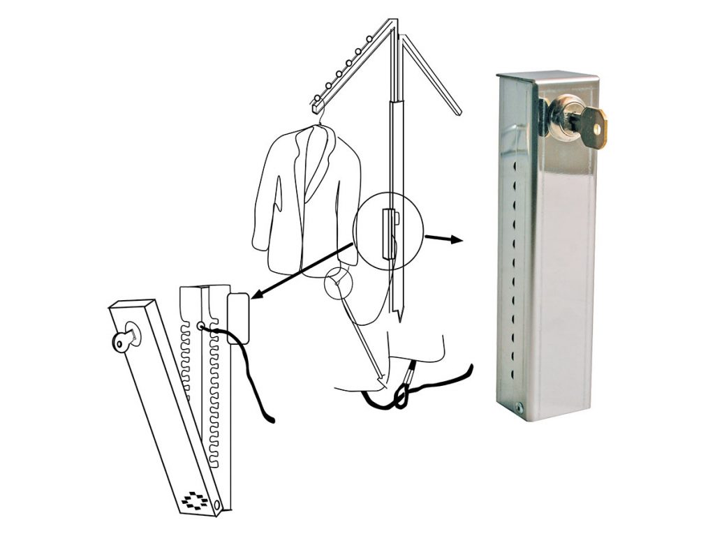 Anti-Theft Garment Security Cable HD Clear Coated ALL SIZES