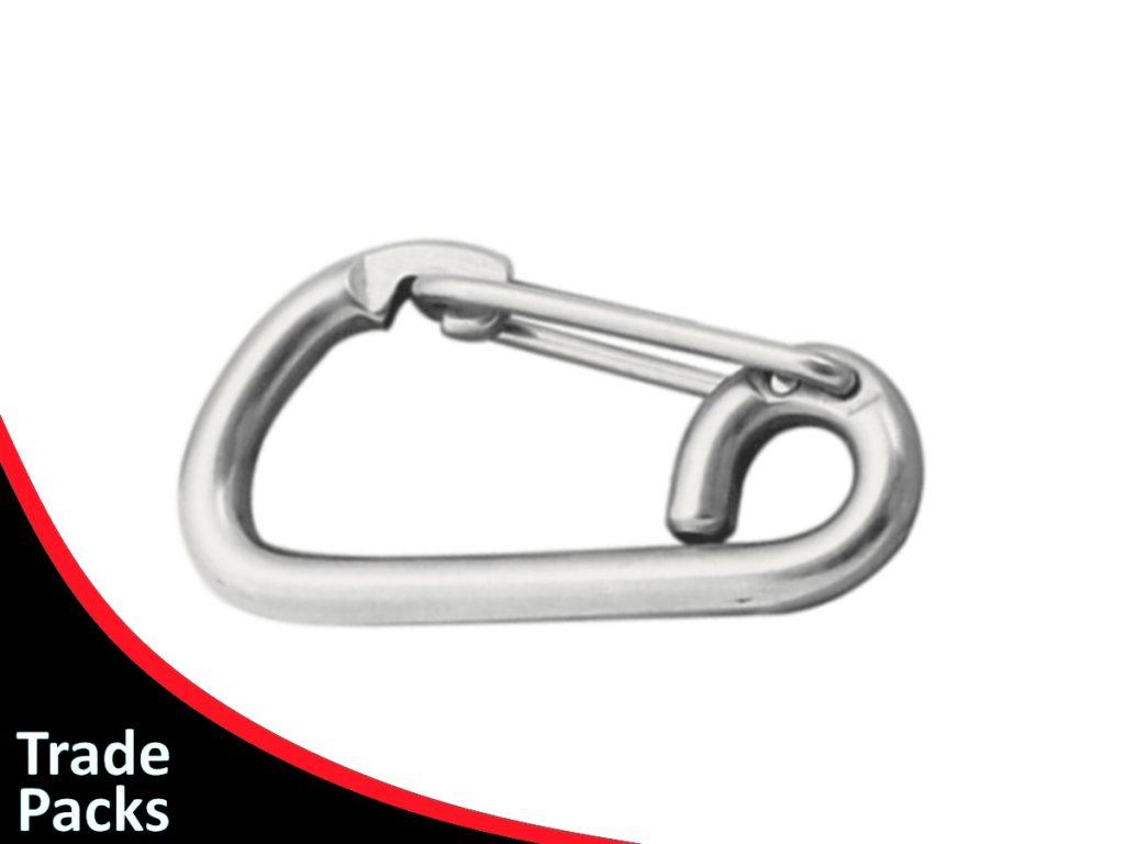 Safety Spring Hook 10.0mm G316 Stainless Steel TRADE PACKS