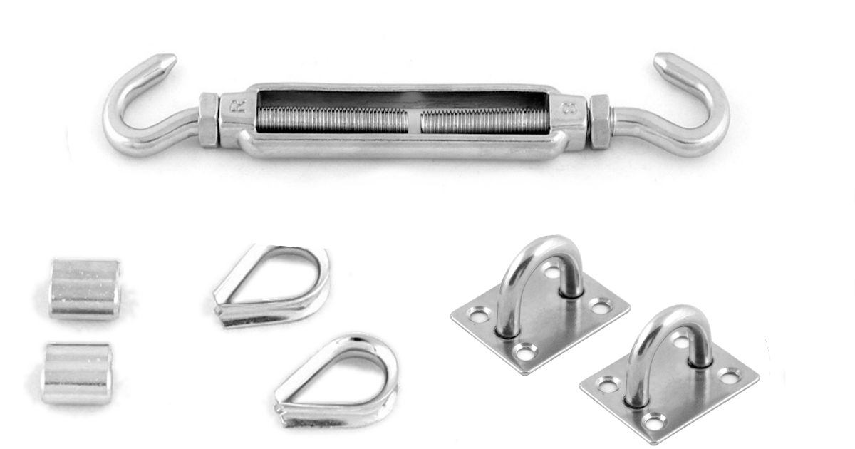 Hook Hook Turnbuckle Thimble Swage Pad Eye SR