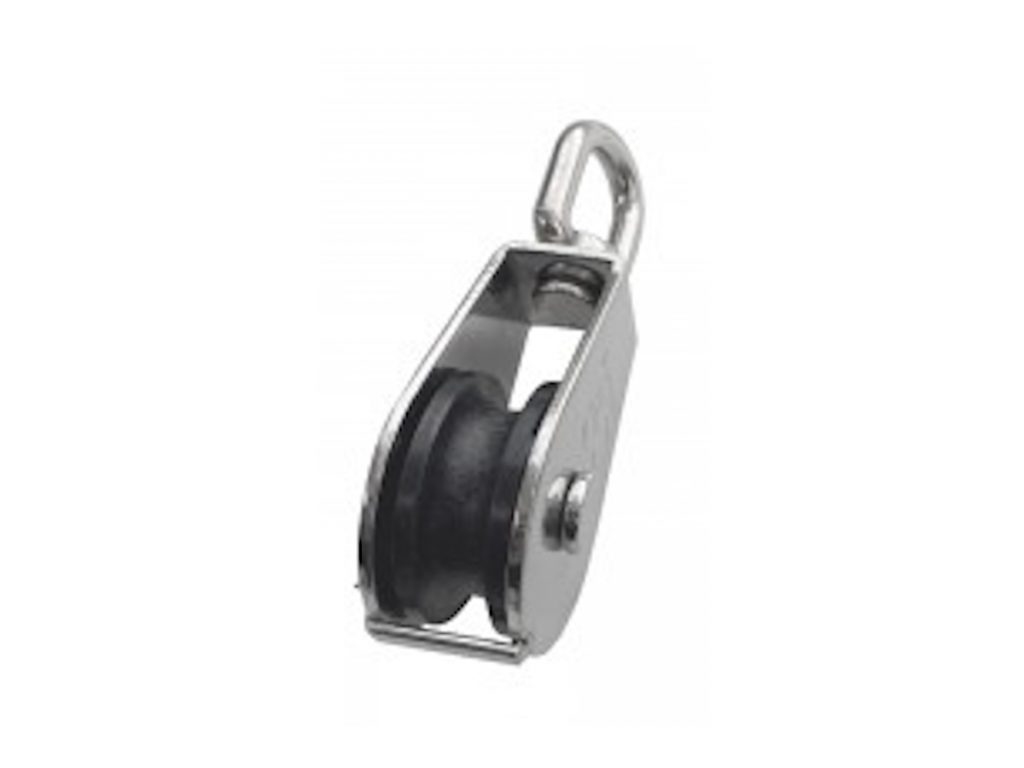 Pulley Block 32mm Nylon Sheave Swivel G304 Stainless Steel