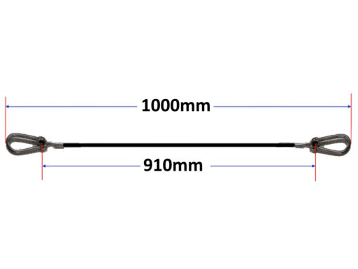 Safety Wire Clear Coated 3.0mm 1000mm G1570 Galvanised Steel TRADE PACKS