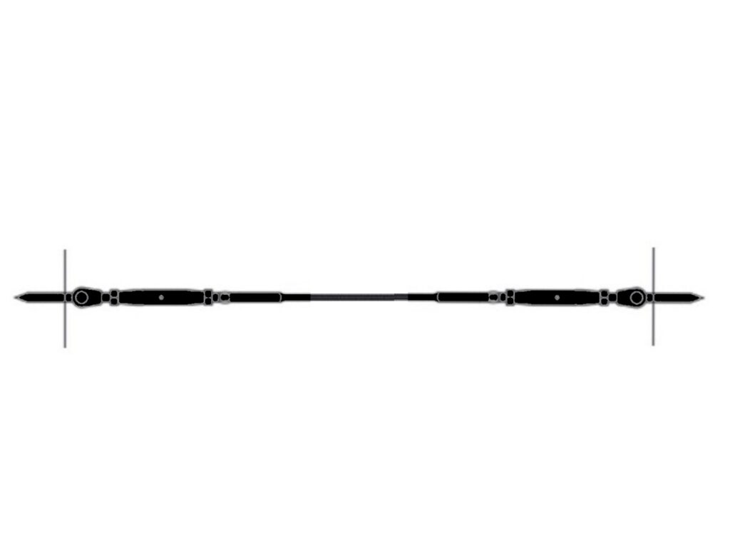 Jaw Swage Rigging Screw Fork Terminal Long Screw Eye LRTT BlackTech