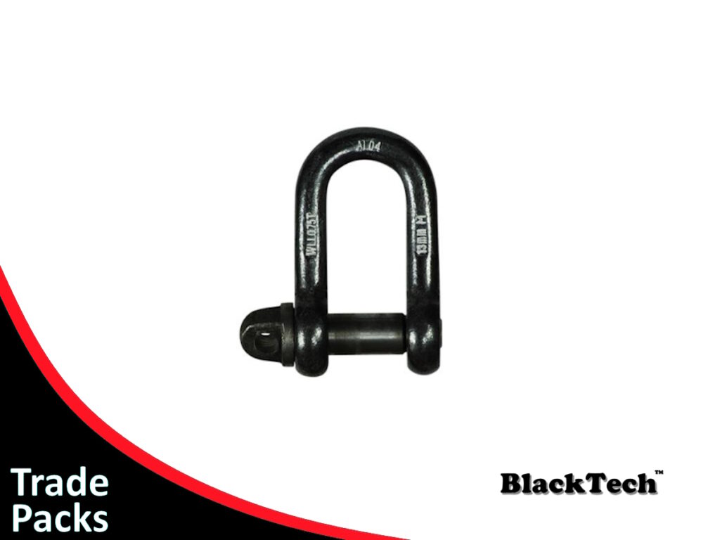 Dee Shackle 6.0mm 0.25T Galvanised Steel TRADE PACKS