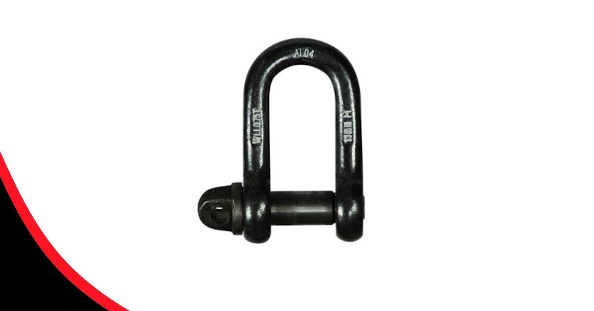 Dee Shackle “M” Rated Galvanised Steel ALL SIZES