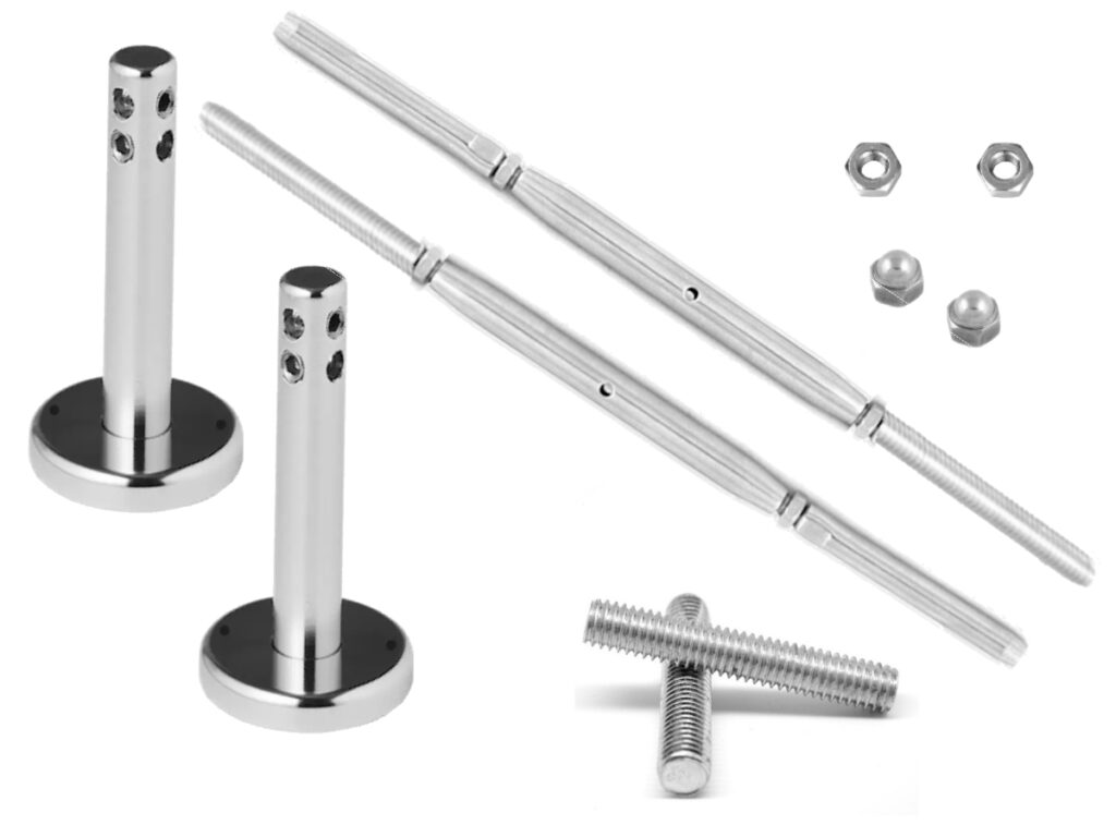 Wall Post Swage Bolt Rigging Screw Dome Nut LRMM