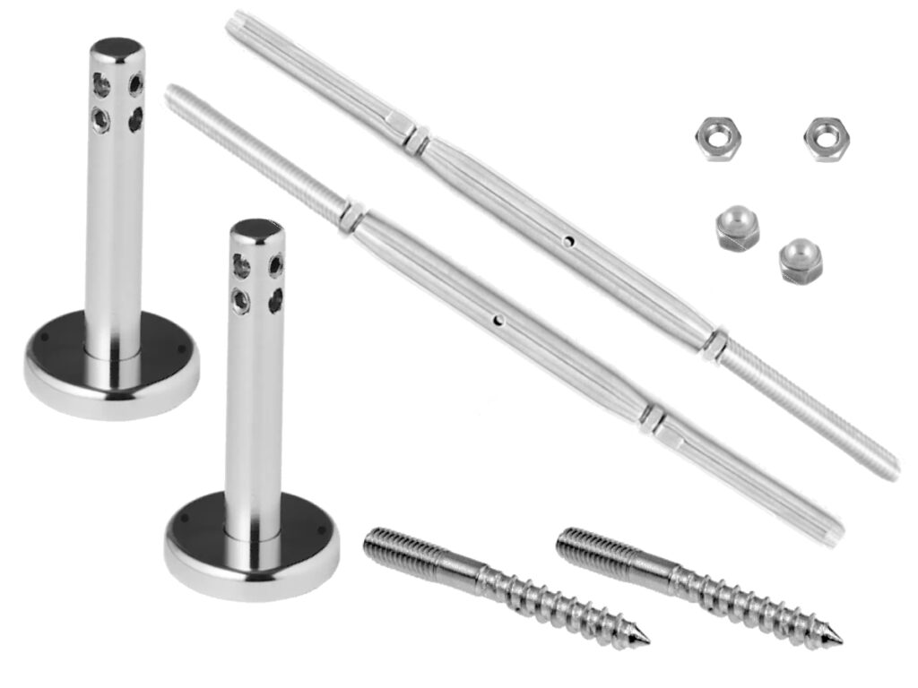 Wall Post Swage Bolt Rigging Screw Dome Nut LRTT