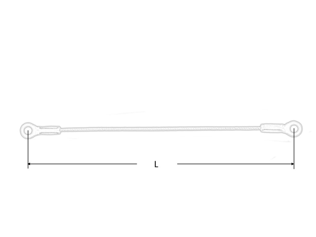 Safety Tether PEPE 1.4kN G316 Stainless Steel ALL SIZES