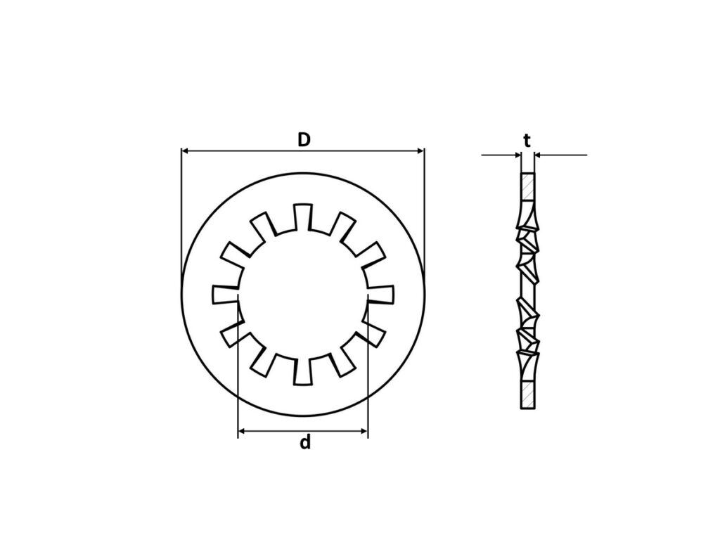 Star Internal Washer G316 Stainless Steel ALL SIZES
