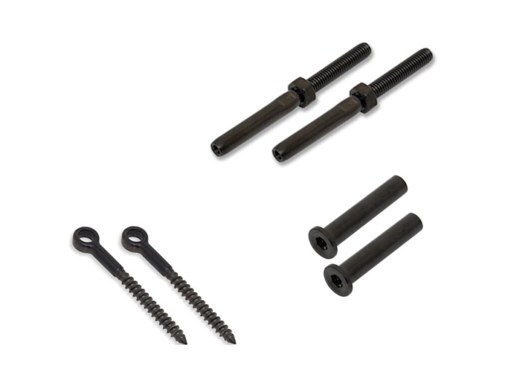 Swage Bolt Hex-Adjuster Long Lag Eye Screw SRMM BlackTech