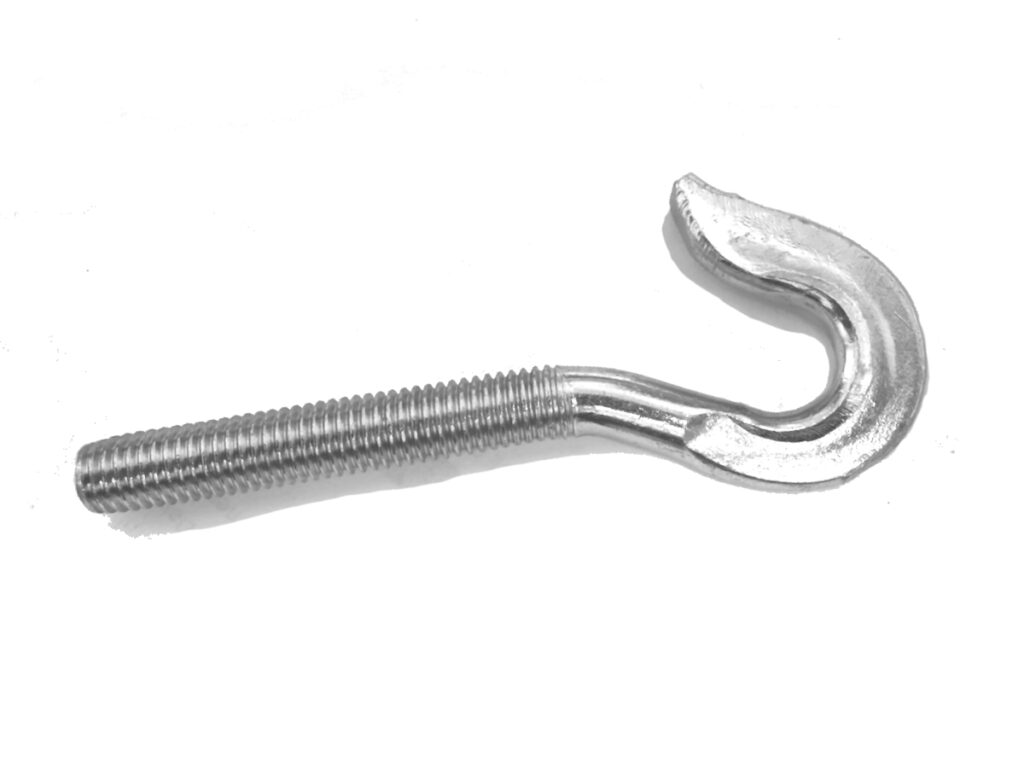 Hook Bolt RHT Zinc Plated Steel ALL SIZES