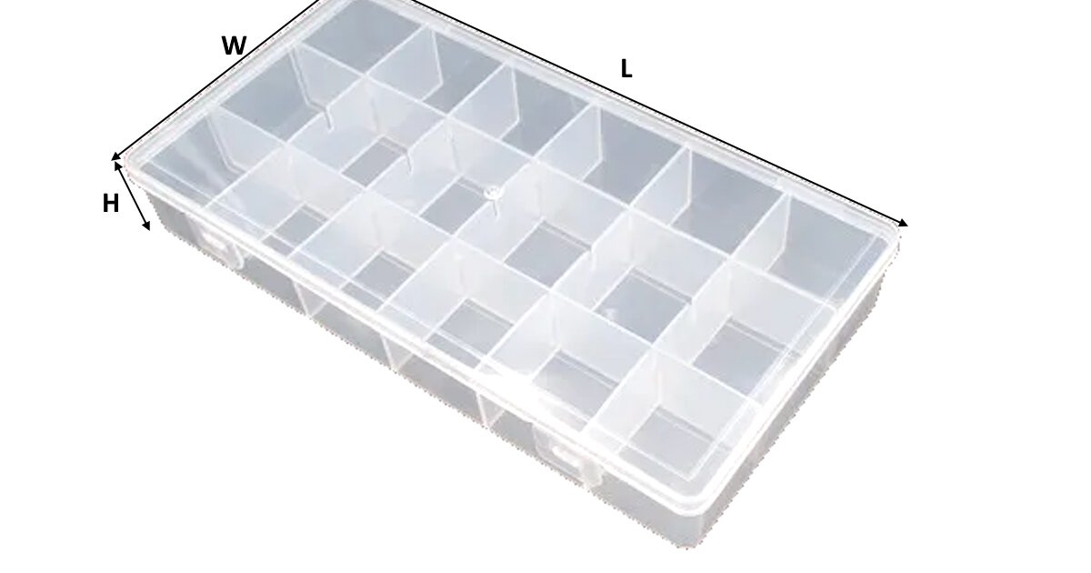 Plastic Organizer Box Adjustable ALL SIZES